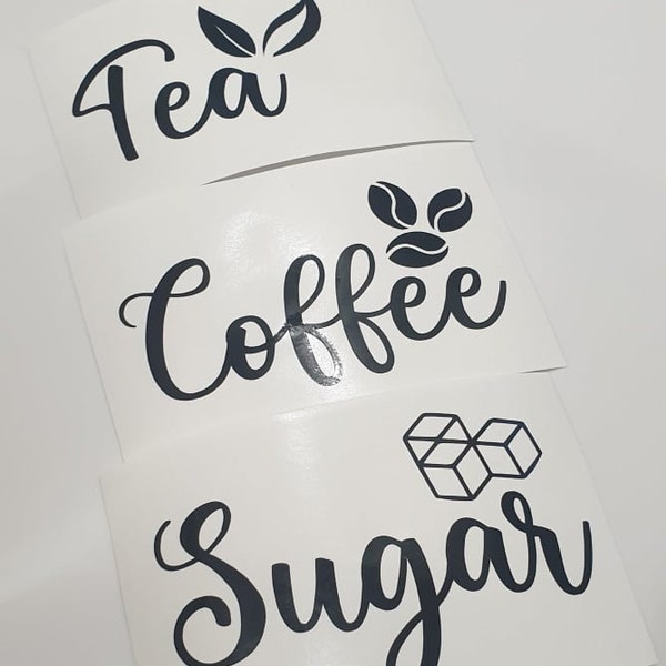 Tea Coffee Sugar - Etsy UK