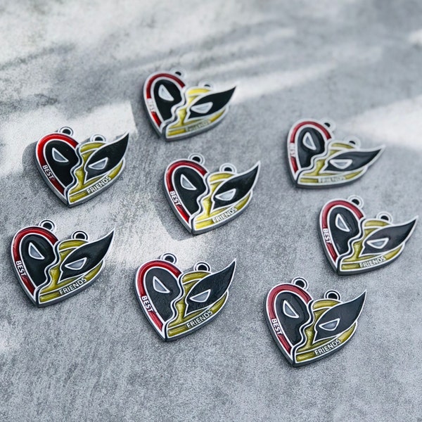 Wolverine Deadpool Charms - Etsy UK