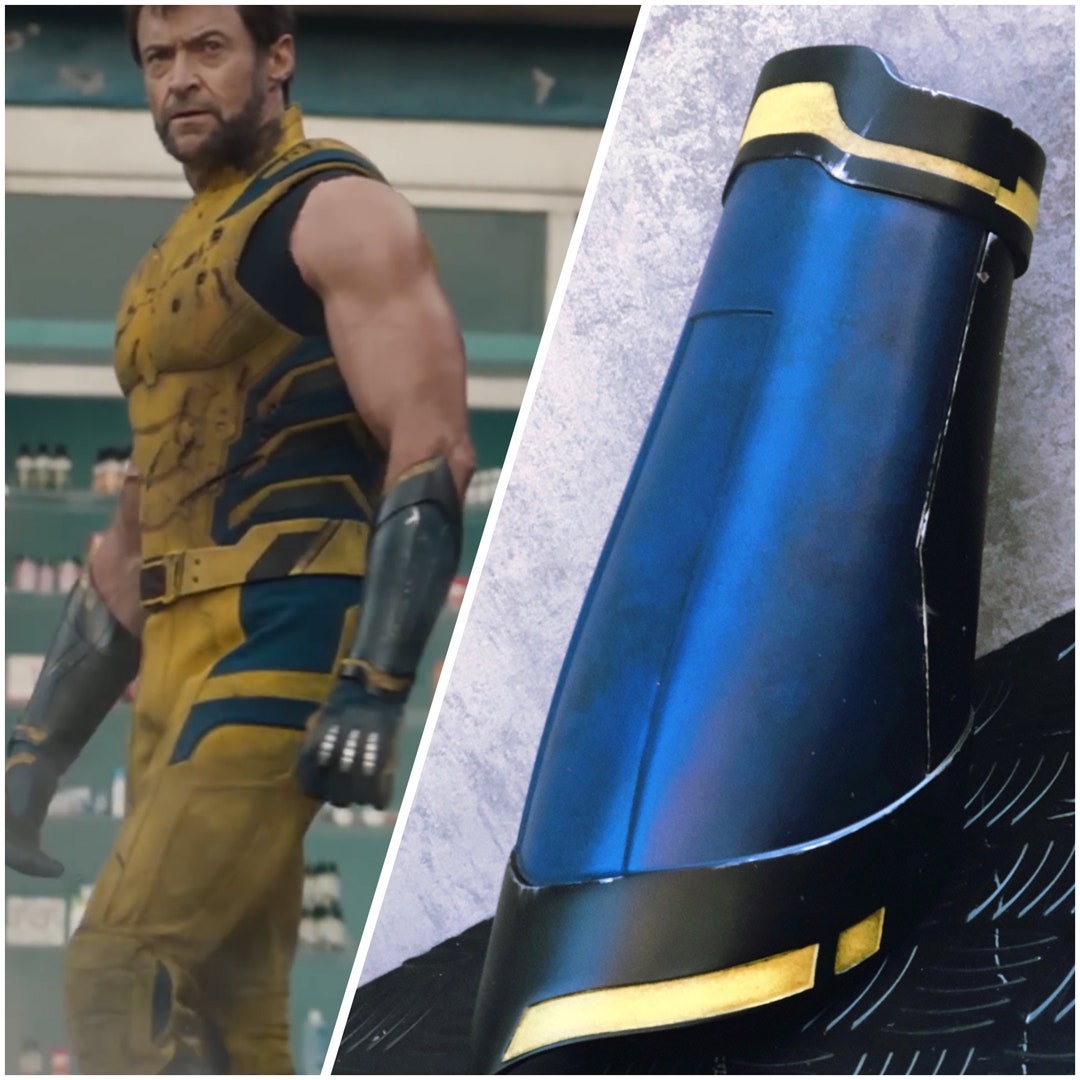 WOLVERINE Gauntlets / Shoulder Armor DP3 Costume / Marvel Prop Replica ...