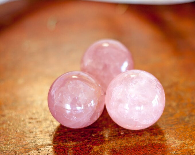 Rose Quartz Crystal Ball, Rose Quartz Sphere, Cheer up Gift - Etsy