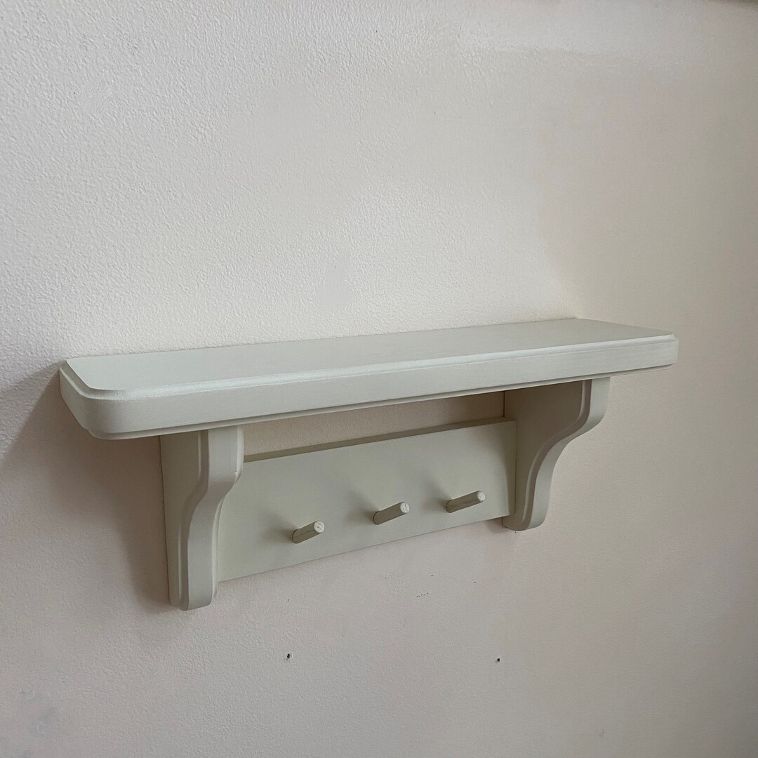 Coat Rack With Shelf, Hat Rack, Ready to Sent, Floating Shelves ...