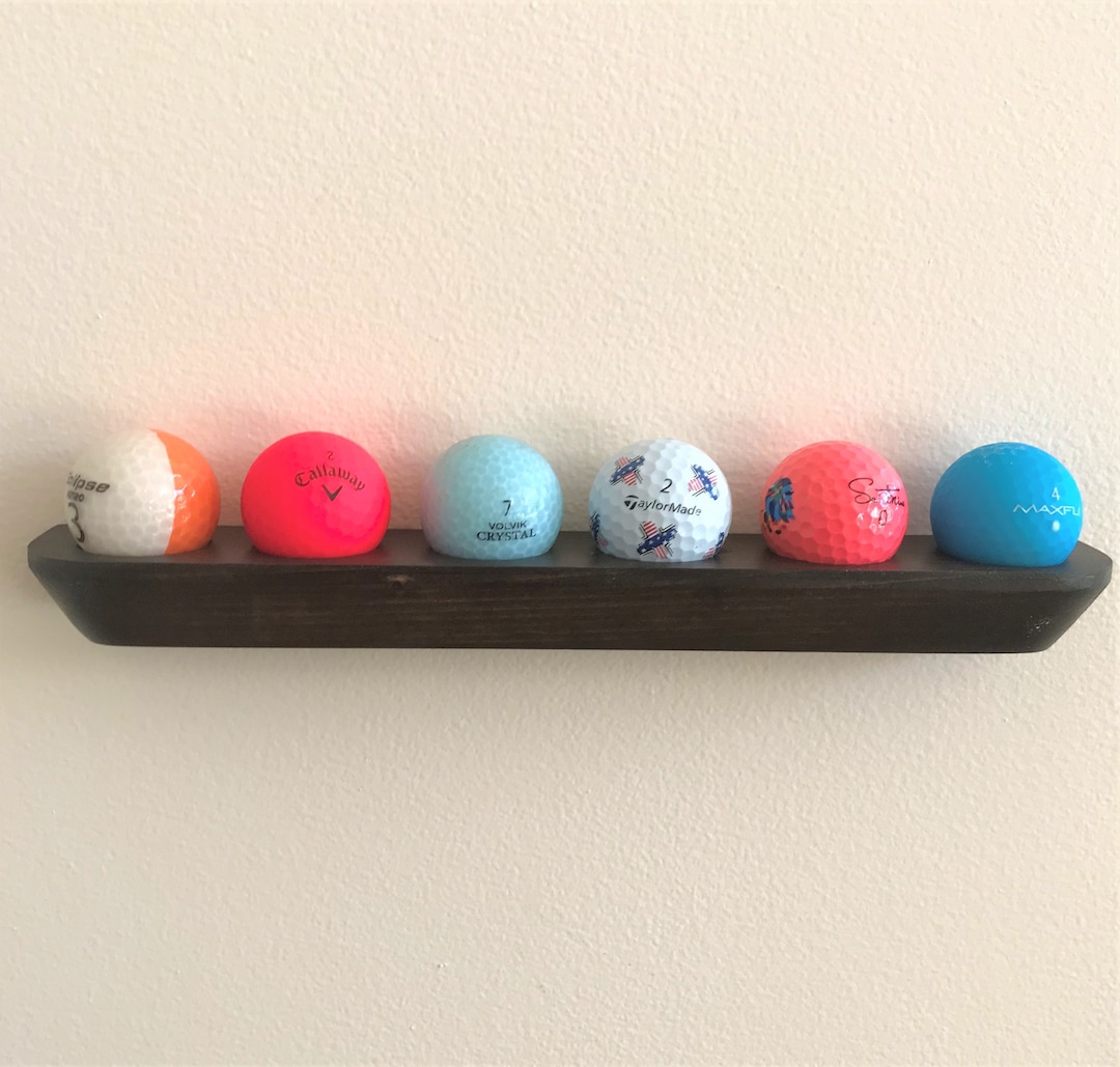 Golf Ball Elegant Shelf Golf Ball Display Shelf Holder Rack Shelf ...