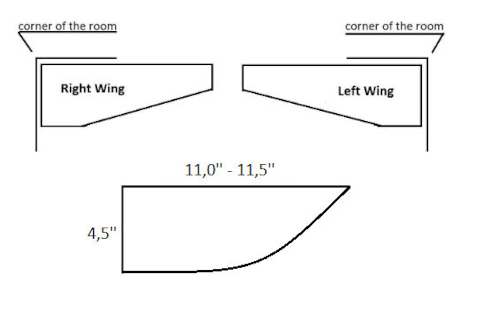 Kitchen Corner Rounded Edge Shelf Cabinet Shelves Radius - Etsy
