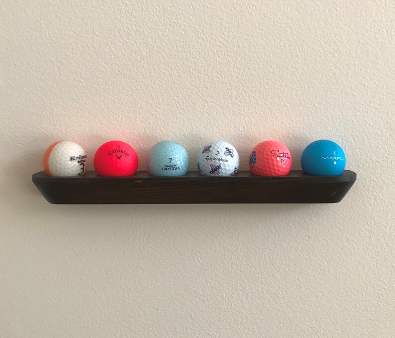 Golf Ball Elegant Shelf Golf Ball Display Shelf Holder Rack | Etsy