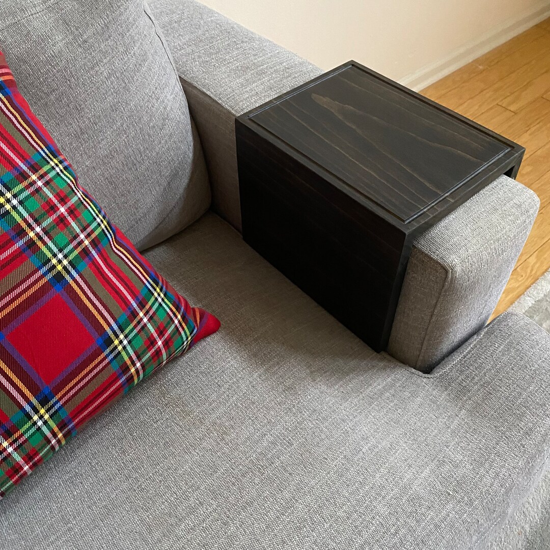 Couch Sofa Arm Long Side Sofa Arm Table Rest Table Wrap Arm Rest Table ...