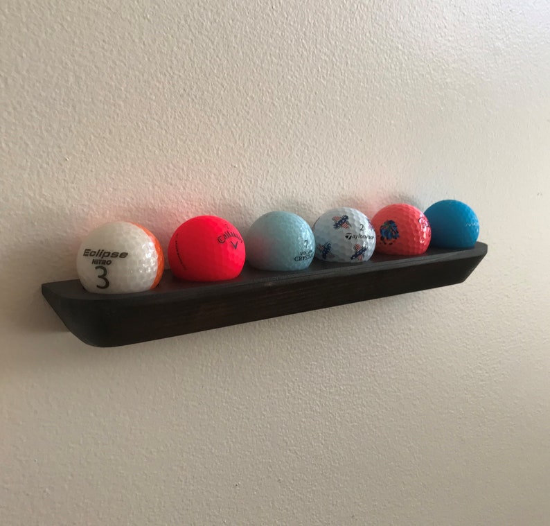 Golf Ball Elegant Shelf Golf Ball Display Shelf Holder Rack | Etsy