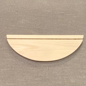 Hidden Bracket Premium Half Circle Shelf, Floating Round Shelves ...