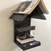 Floating Bedside Bookshelf Mini Library Shelf for Glasses Side - Etsy