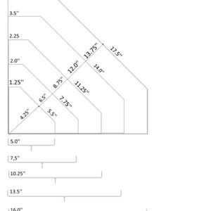 Corner Shelf Round Front Barrier Edge, Wall Edge 10.25'', Pentagonal ...