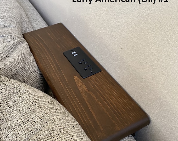 Customizable Unfinished Narrow Wood Powered Console Table for Behind ...