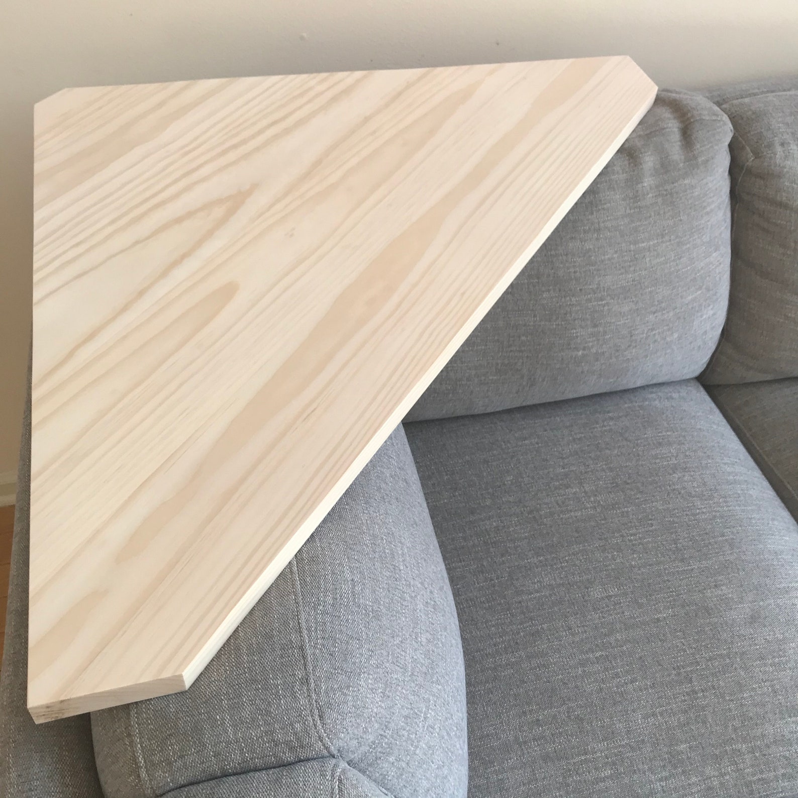 Computer Table Pentagonal Big W Corner Shelf Floating Rustic - Etsy