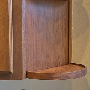 Kitchen Half Circle Corner Round Shelf With Barrier, Cabinet Shelves ...