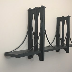 Brooklyn Bridge Shelf Floating Shelves Сollection Bridge Wooden Craft ...