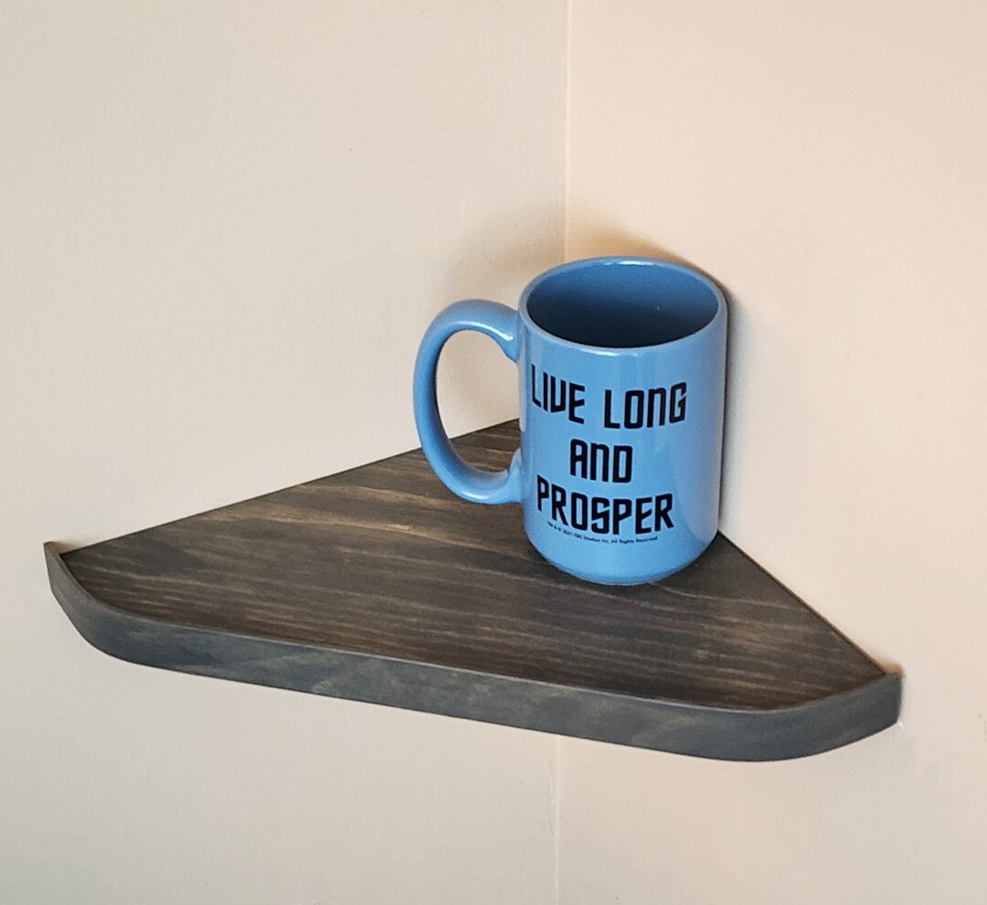 Corner Shelf Round Front Barrier Edge, Wall Edge 10.25'', Pentagonal ...