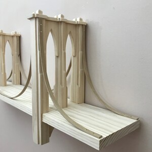 Brooklyn Bridge Shelf Floating Shelves Сollection Bridge Wooden Craft ...