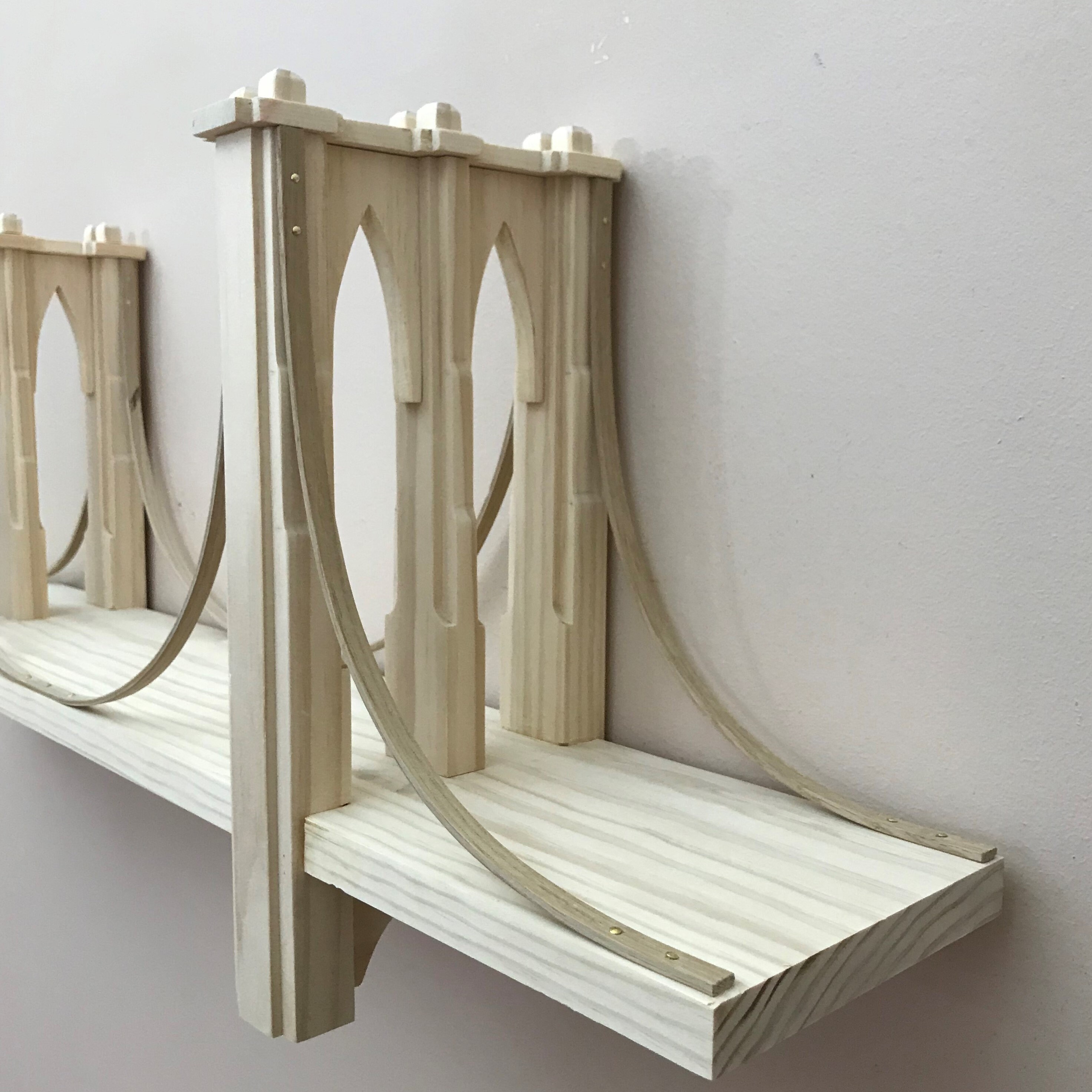 Brooklyn Bridge Shelf Floating Shelves Сollection Bridge - Etsy