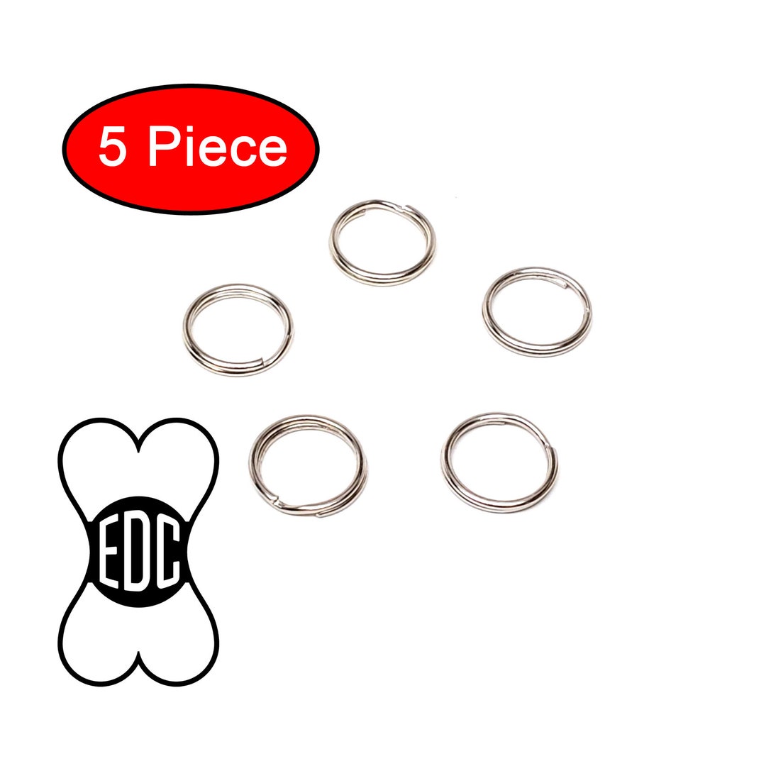 Small Split Rings. Five Piece. for EDC 550 Paracord Jewelry - Etsy