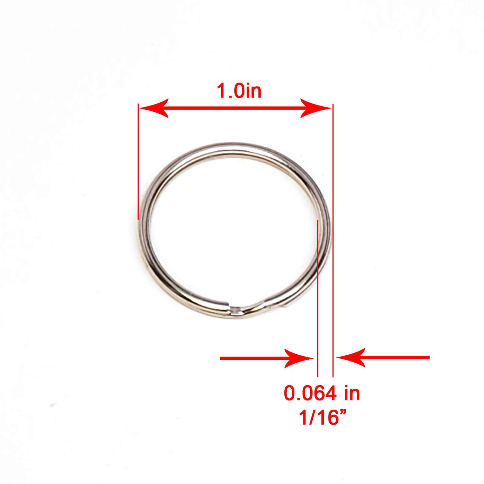 Small Split Rings. Four Piece. for EDC 550 Paracord Jewelry | Etsy