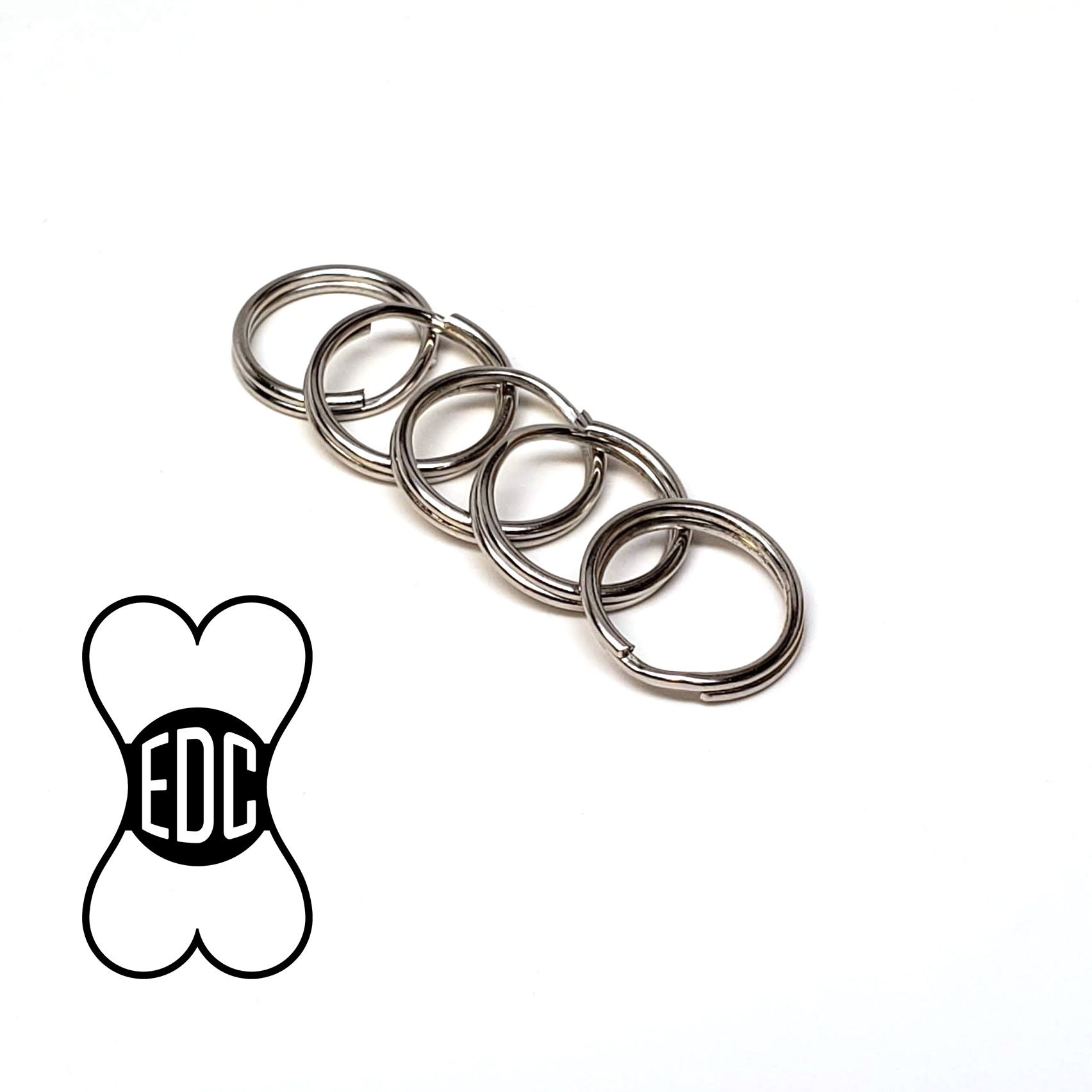 Small Split Rings. Five Piece. for EDC 550 Paracord Jewelry - Etsy
