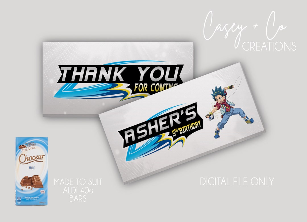 Beyblade Chocolate Wrapper - Etsy