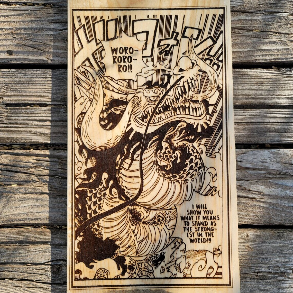 Custom Manga Laser Engravings | Etsy