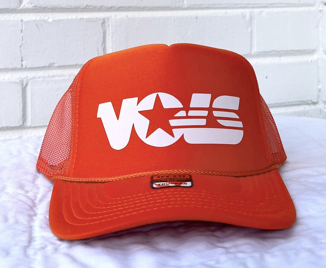 Tennessee Volunteers Vintage Style Trucker Hat Handmade Vols - Etsy