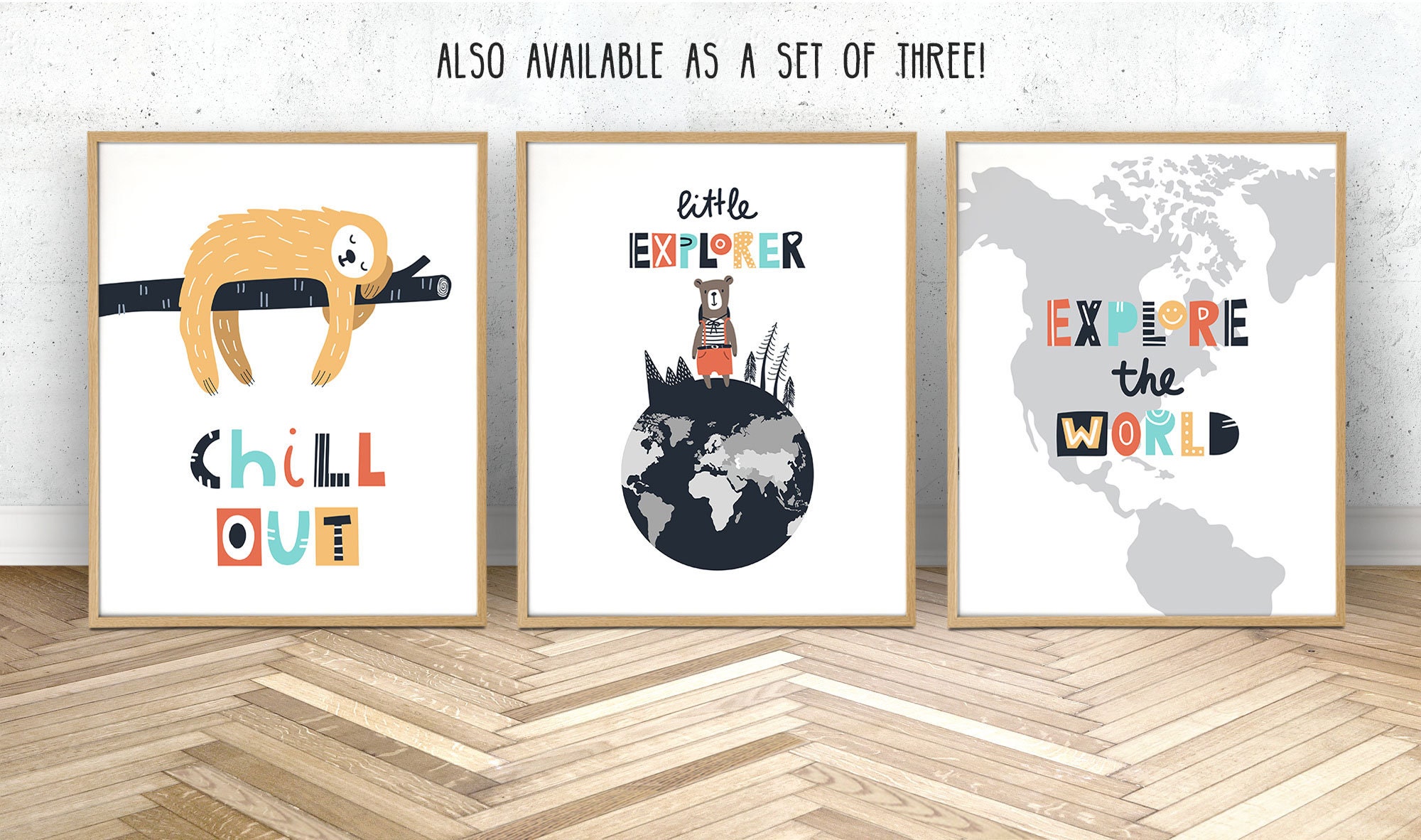 Little Explorer, Travel Nursery Decor, Safari Nursery Art, World Map ...