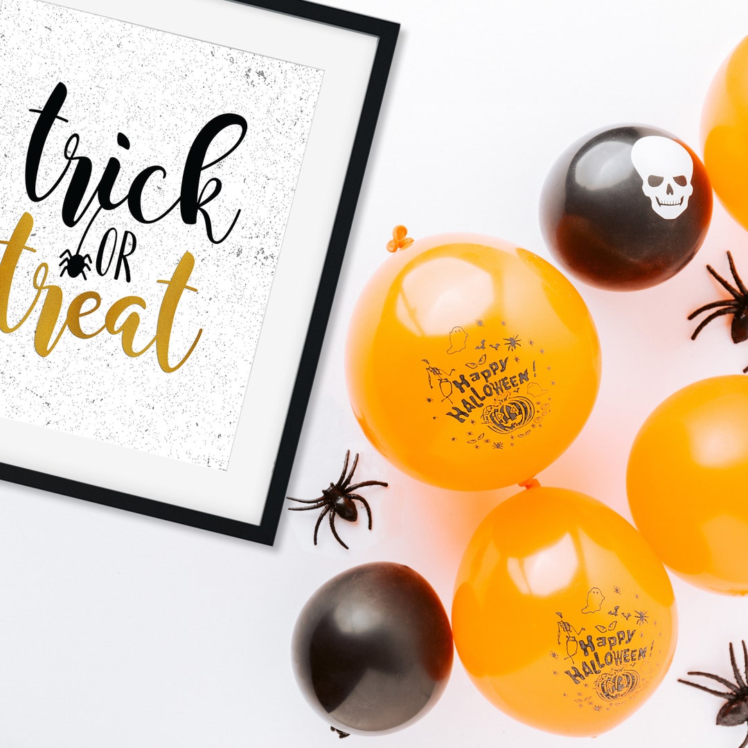 Halloween Printable Wall Art, Halloween Party Decor, Halloween Poster ...