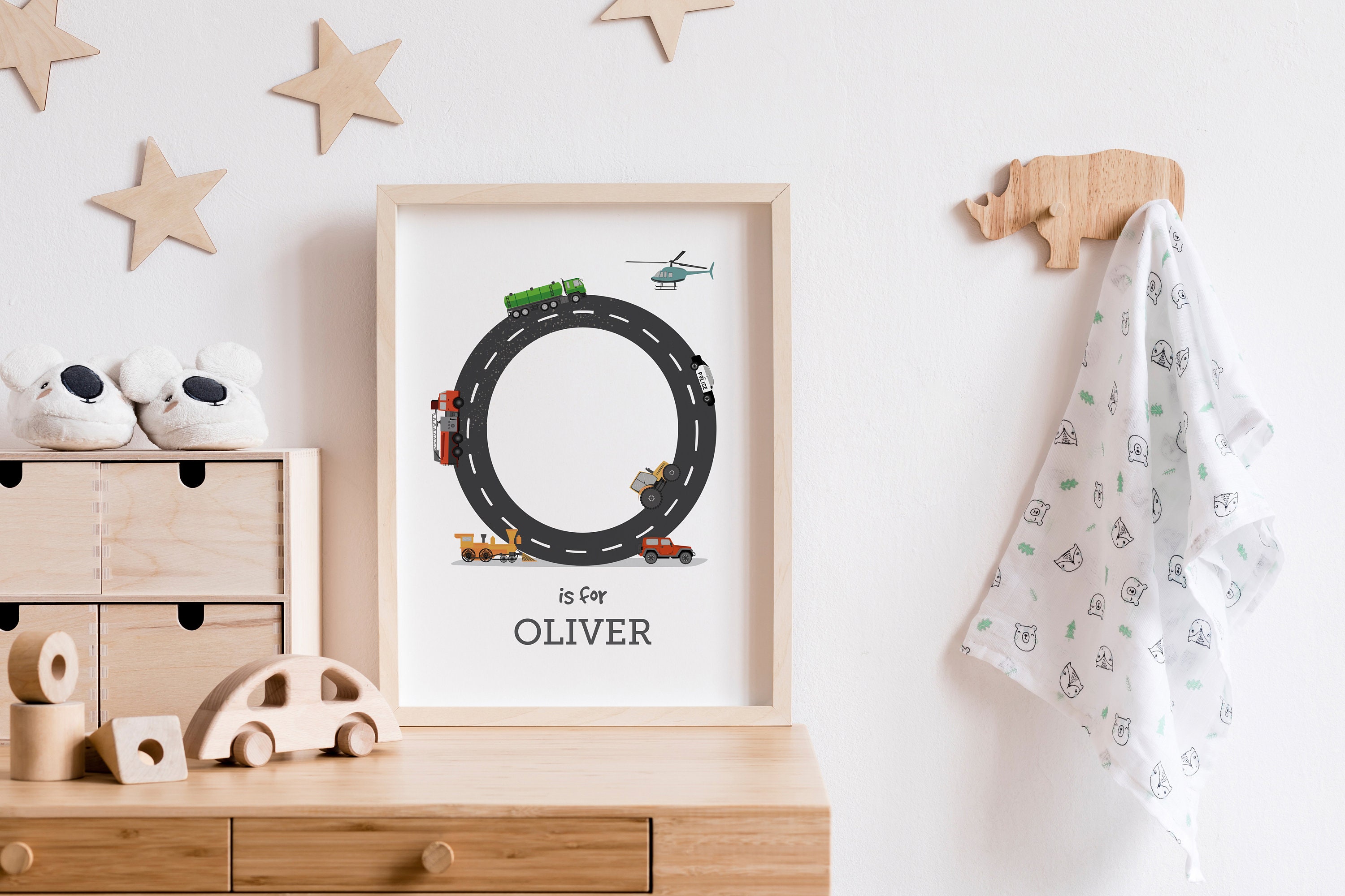 Custom Baby Name Print Personalized Monogram Initial Baby - Etsy UK