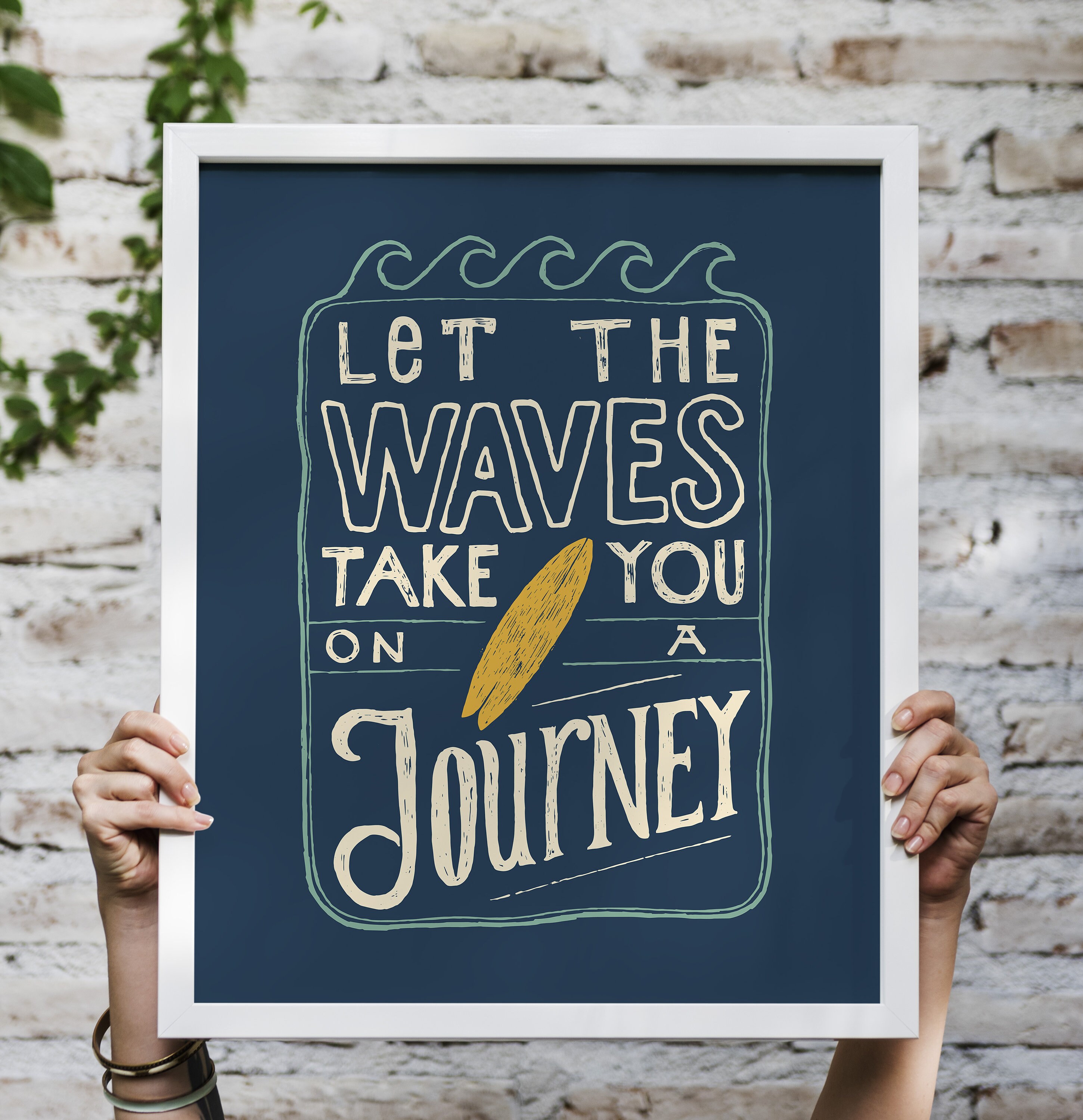 Surf Decor Print Surfing Art Surf Poster Surfboard Art | Etsy