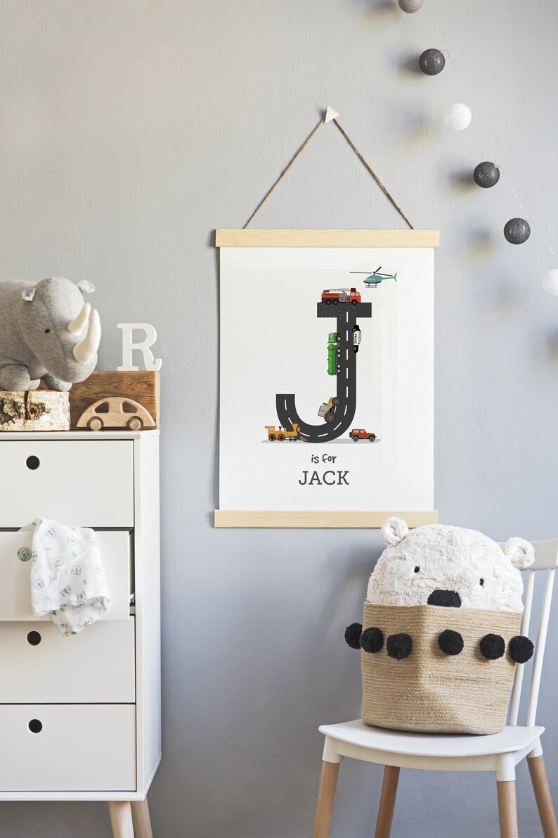 Custom Baby Name Print Personalized Monogram Initial Baby - Etsy UK