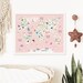 Pink World Map Print, Nursery World Map, Pink Nursery Decor, Safari ...