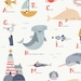 Set of Three Ocean Sea Alphabet and Numbers Wall Art, Personalised ABC ...