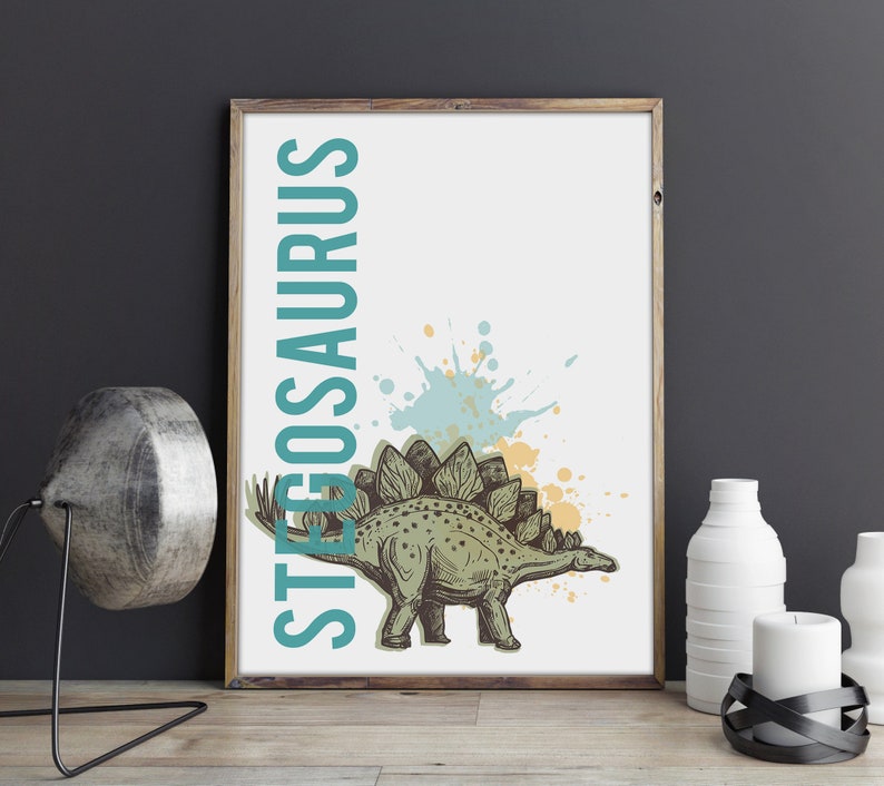 Dinosaur Printable Wall Art T-rex Printable Dinosaur Poster - Etsy