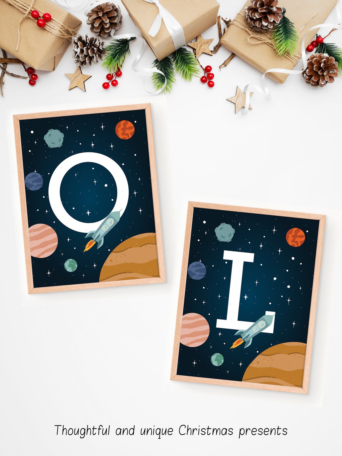 Letter O, Space Wall Art, Boy Nursery Decor, Baby Name - Etsy