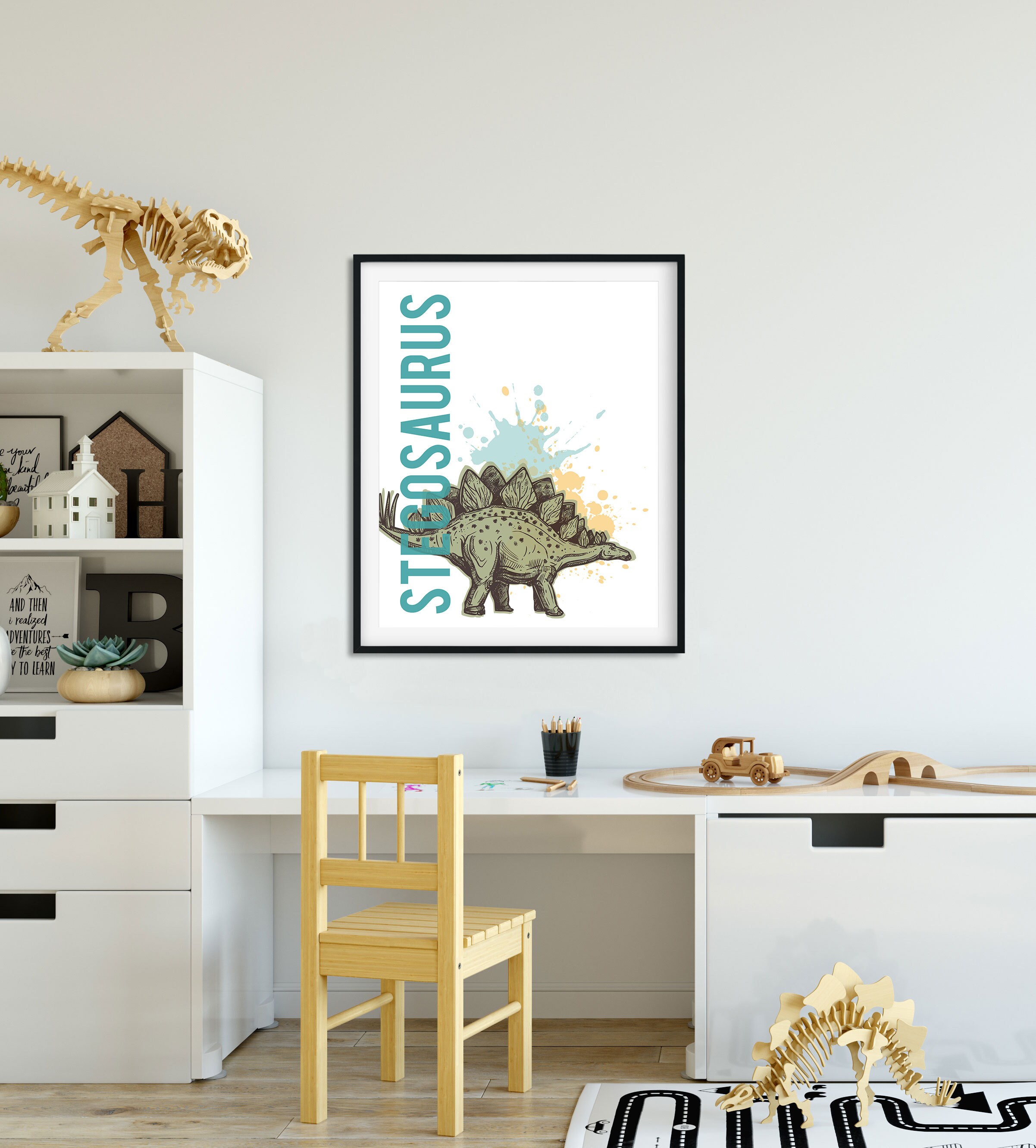 Dinosaur printable wall art T-Rex printable dinosaur poster | Etsy