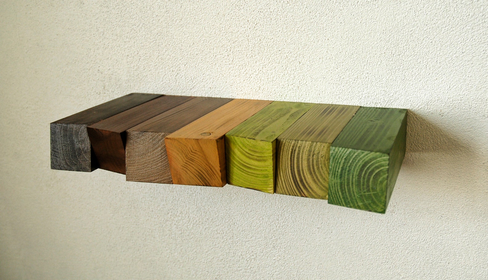 Minecraft Floating Shelf Wood Wall Art Minecraft Wood Wall | Etsy