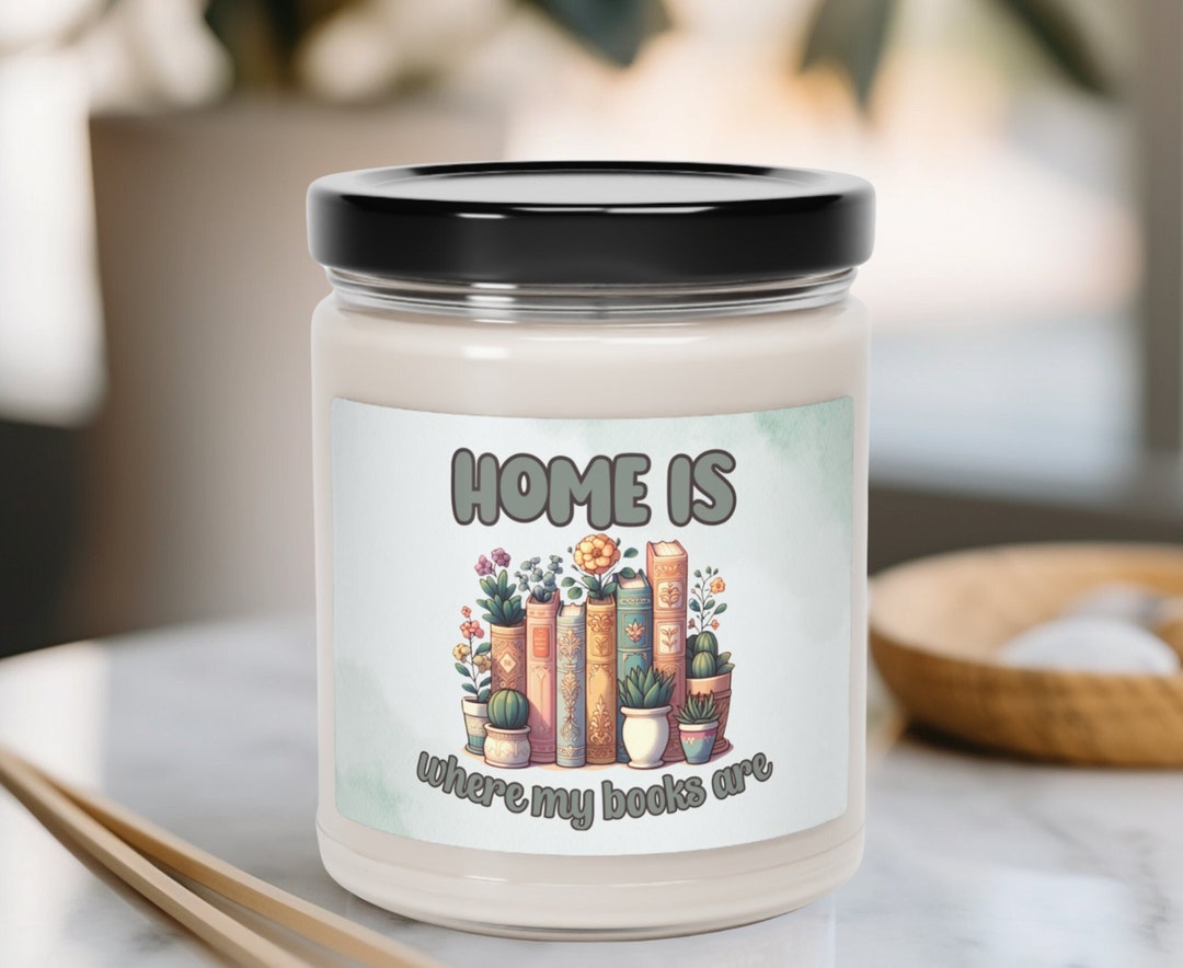 Funny Reader Candle, Bookworm Scented Candle, Present for Book Lover ...