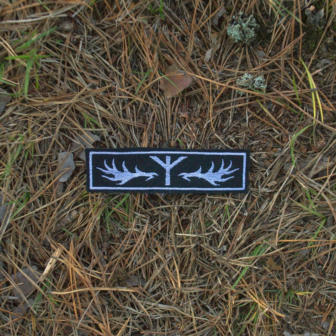 Algiz Elk Antlers (sew On) - Etsy