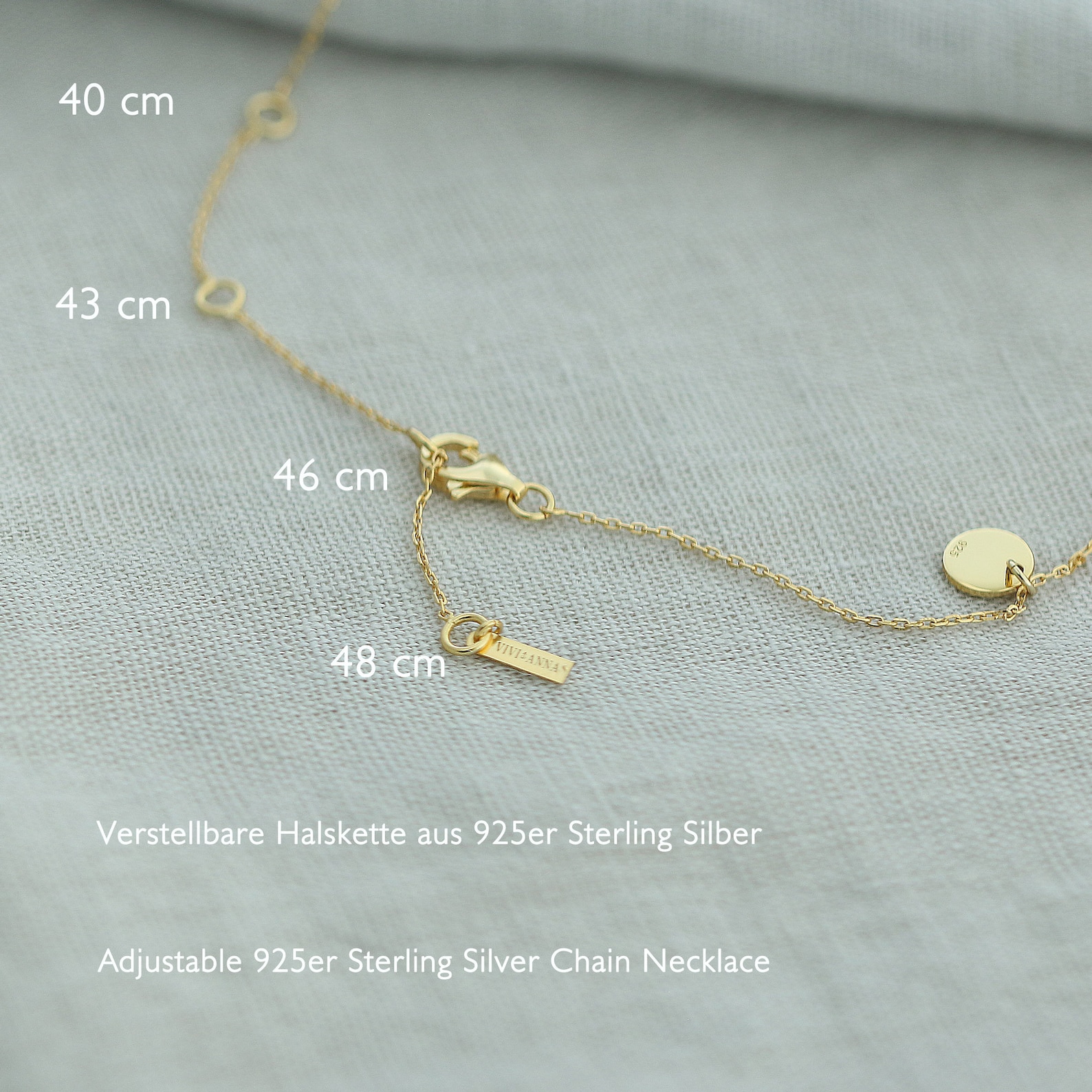 Spannende Personalisierte Kette 925 Silber Fotos