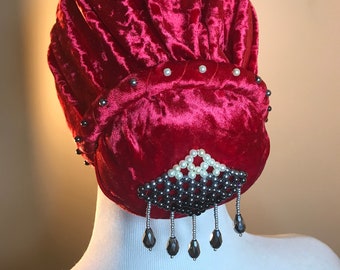 Velvet Low Bun Cap large Size Several Colour Variations - Etsy