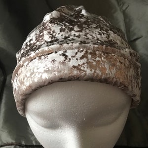 Velvet Low Bun Cap - Headcovering - Etsy