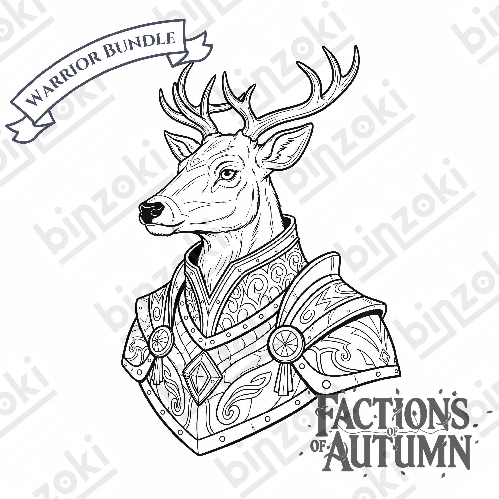 Printable Fantasy Animal Coloring Pages Bundle | Digital Download PDF ...