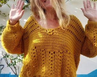 The Alpine Jumper Crochet PATTERN Digital Download PDF - Etsy