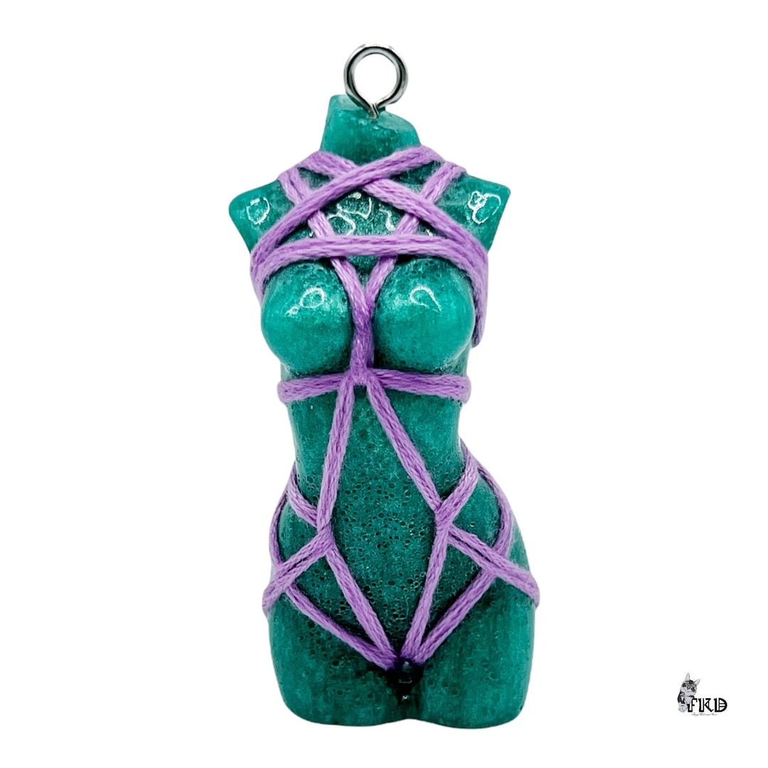 Adult Shibari Goddess Rope Bondage Kinky Fetish Rope Art Kinbaku Keychain, Munch Gifts, Rigger ...