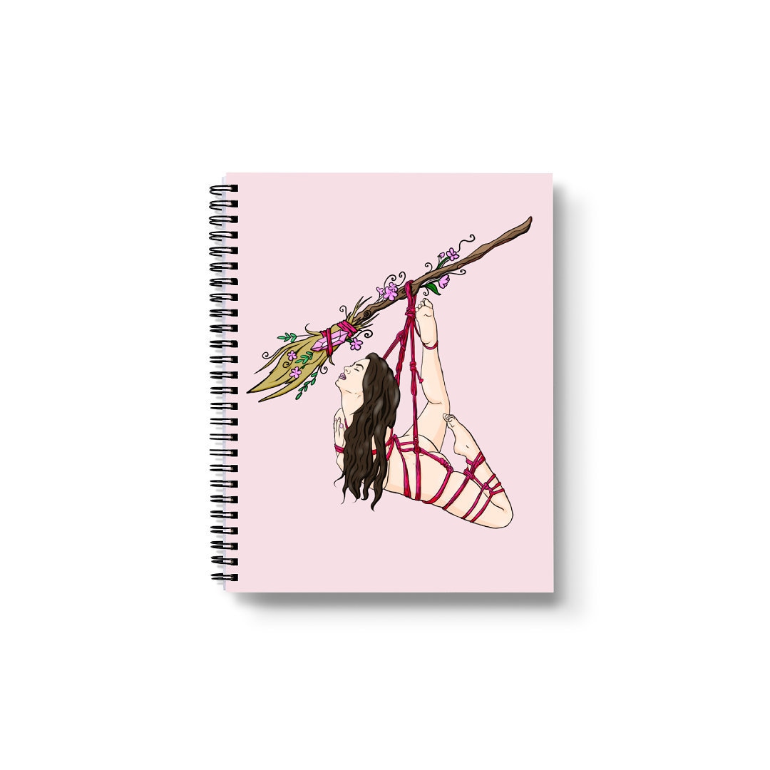 Shibari 7 X 9 Inch Wire Spiral Notebook Submissive, Fetish, Bondage ...