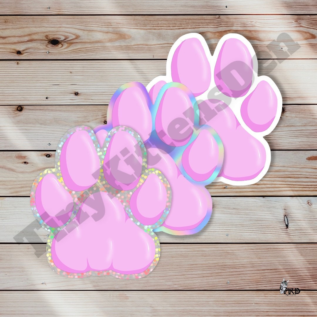 Toe Beans Paw Print Vinyl Sticker Indoor Outdoor, Weather Resistant ...