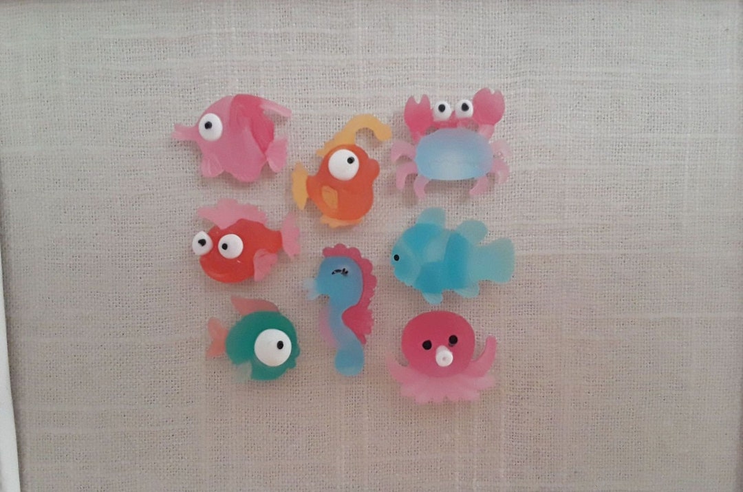 Sea Creature Magnet Set 8 Pcs Refrigerator Magnets - Etsy