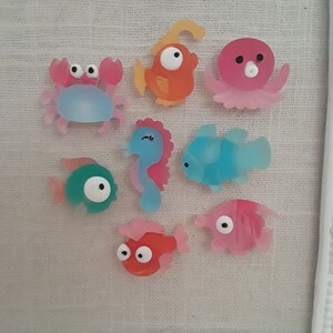 Sea Creature Magnet Set 8 Pcs Refrigerator Magnets - Etsy