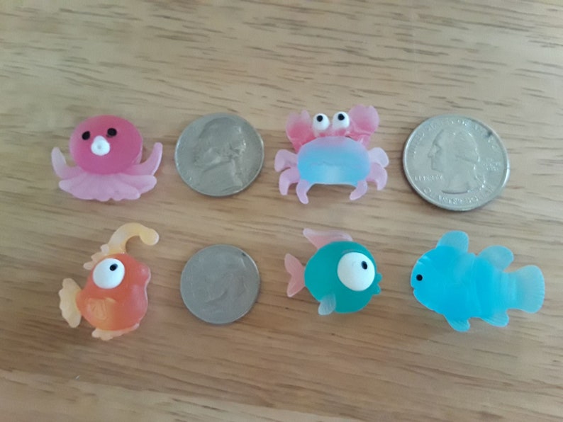 Sea Creature Magnet Set 8 Pcs Refrigerator Magnets - Etsy
